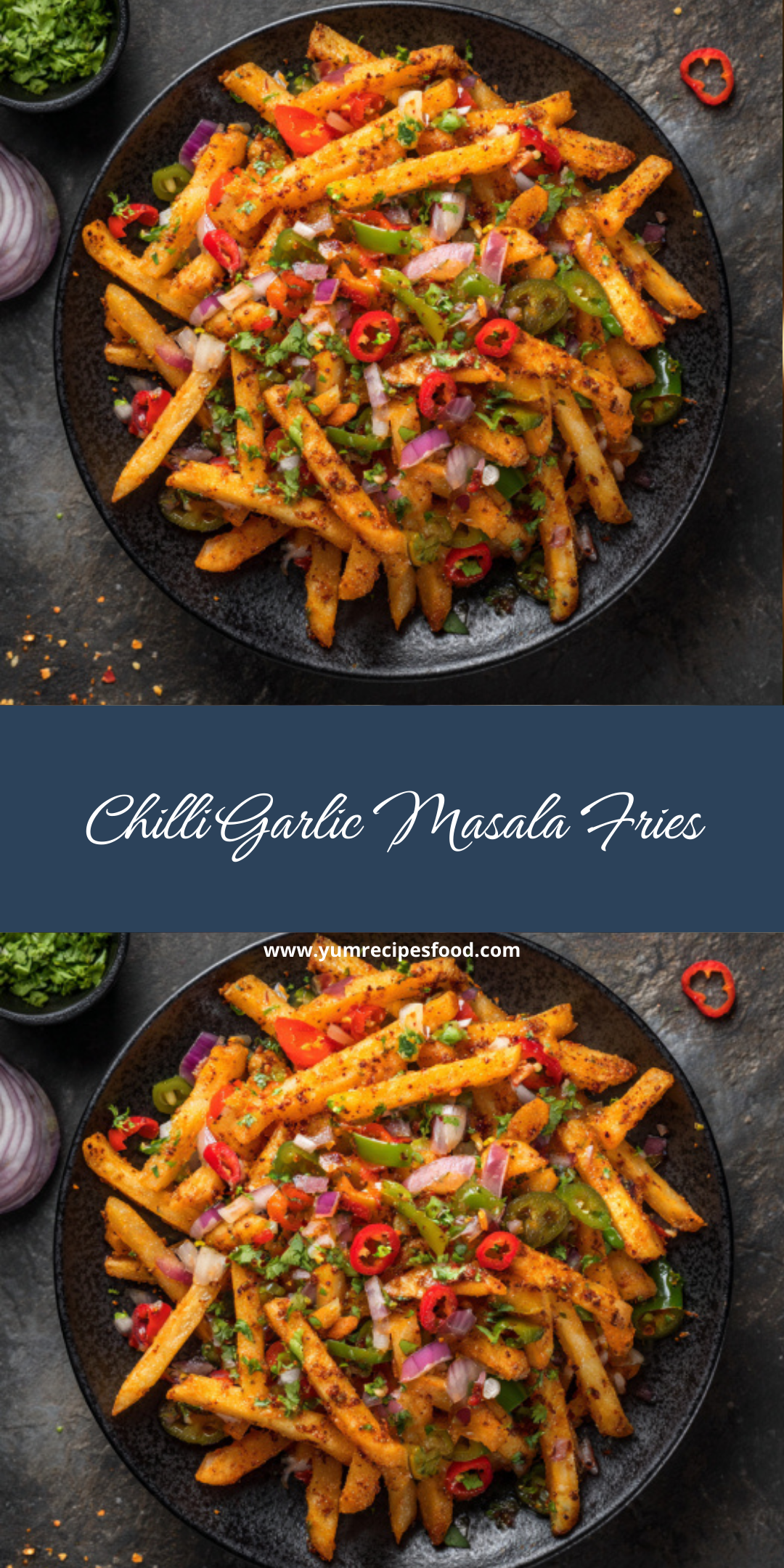 Chilli Garlic Masala Fries