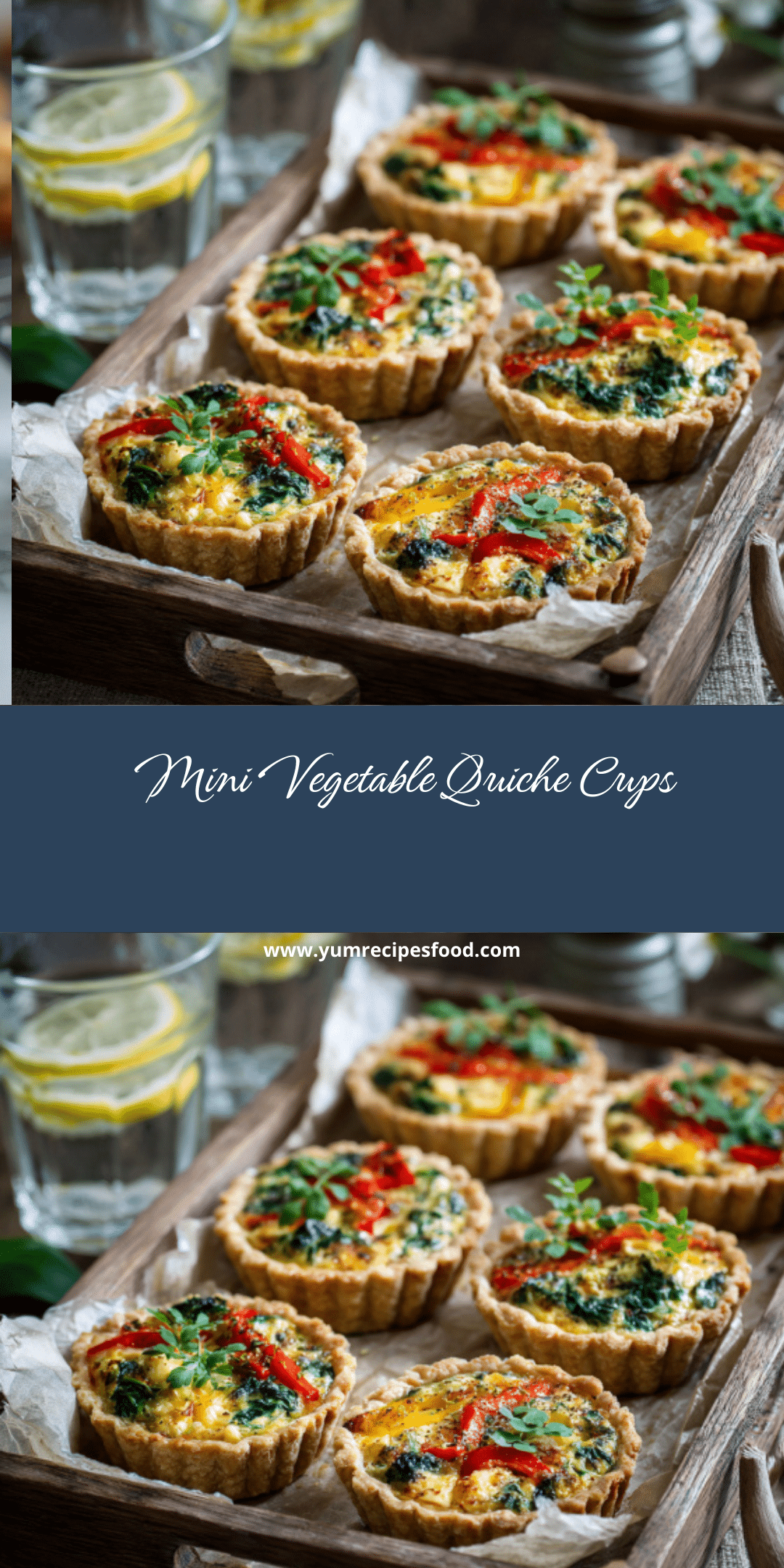Mini Vegetable Quiche Cups