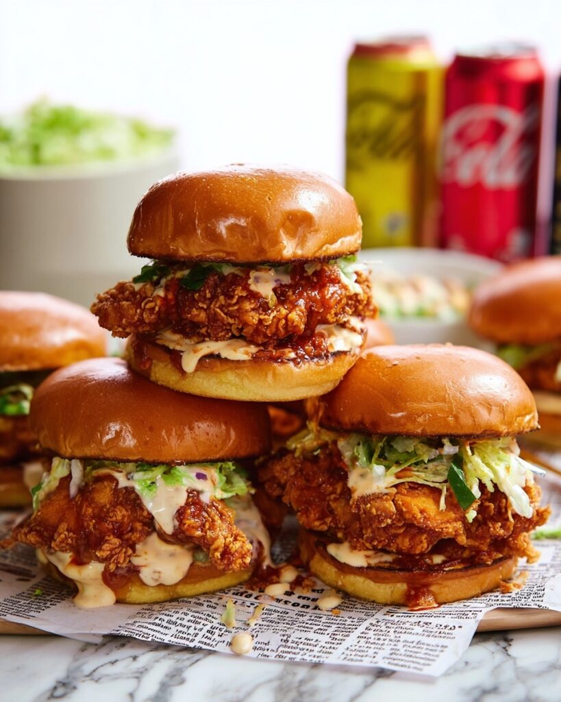 Sticky Crispy Kipburger: Irresistible Crispy Chicken Burger