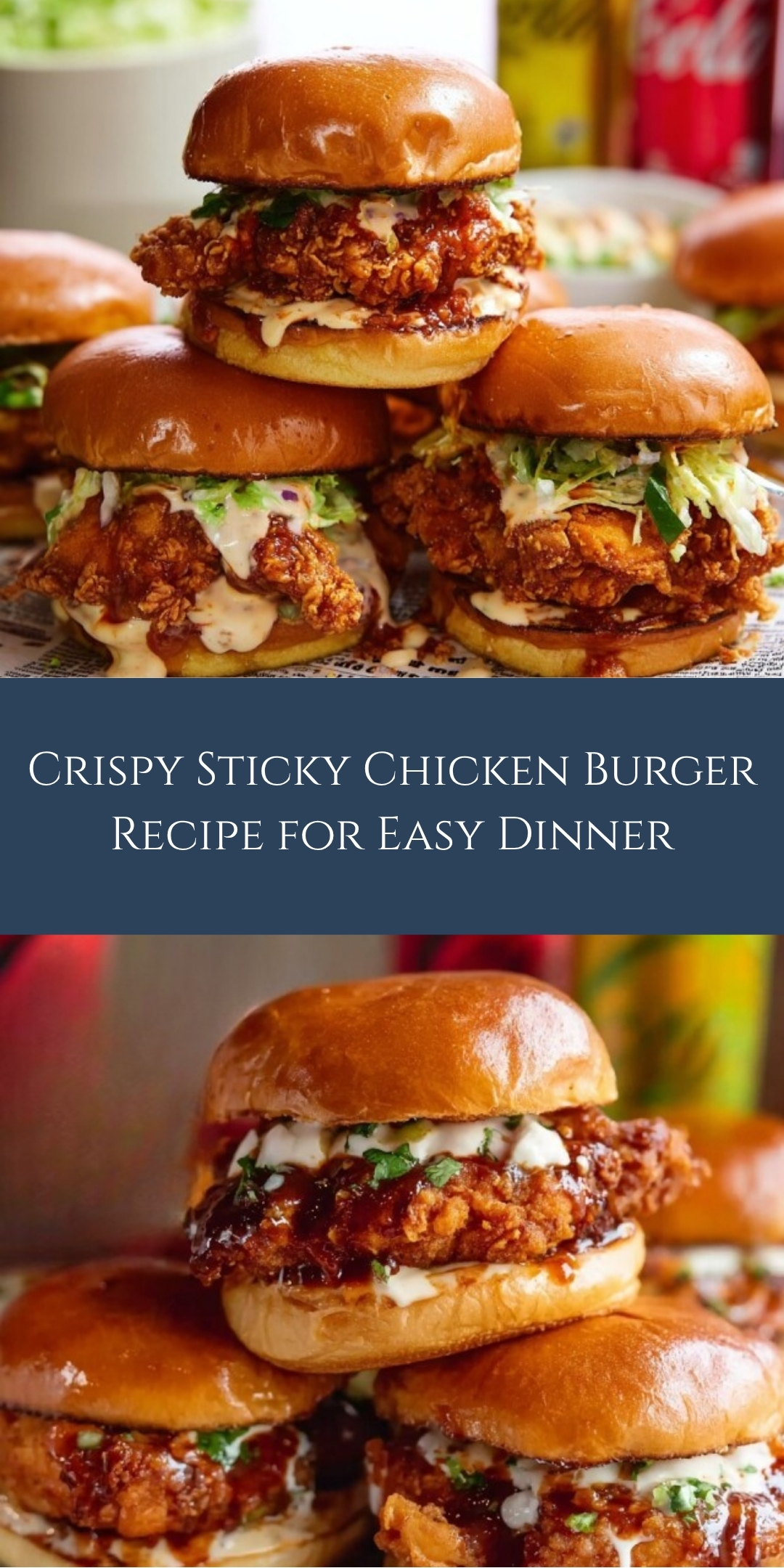 Sticky Crispy Kipburger: Irresistible Crispy Chicken Burger
