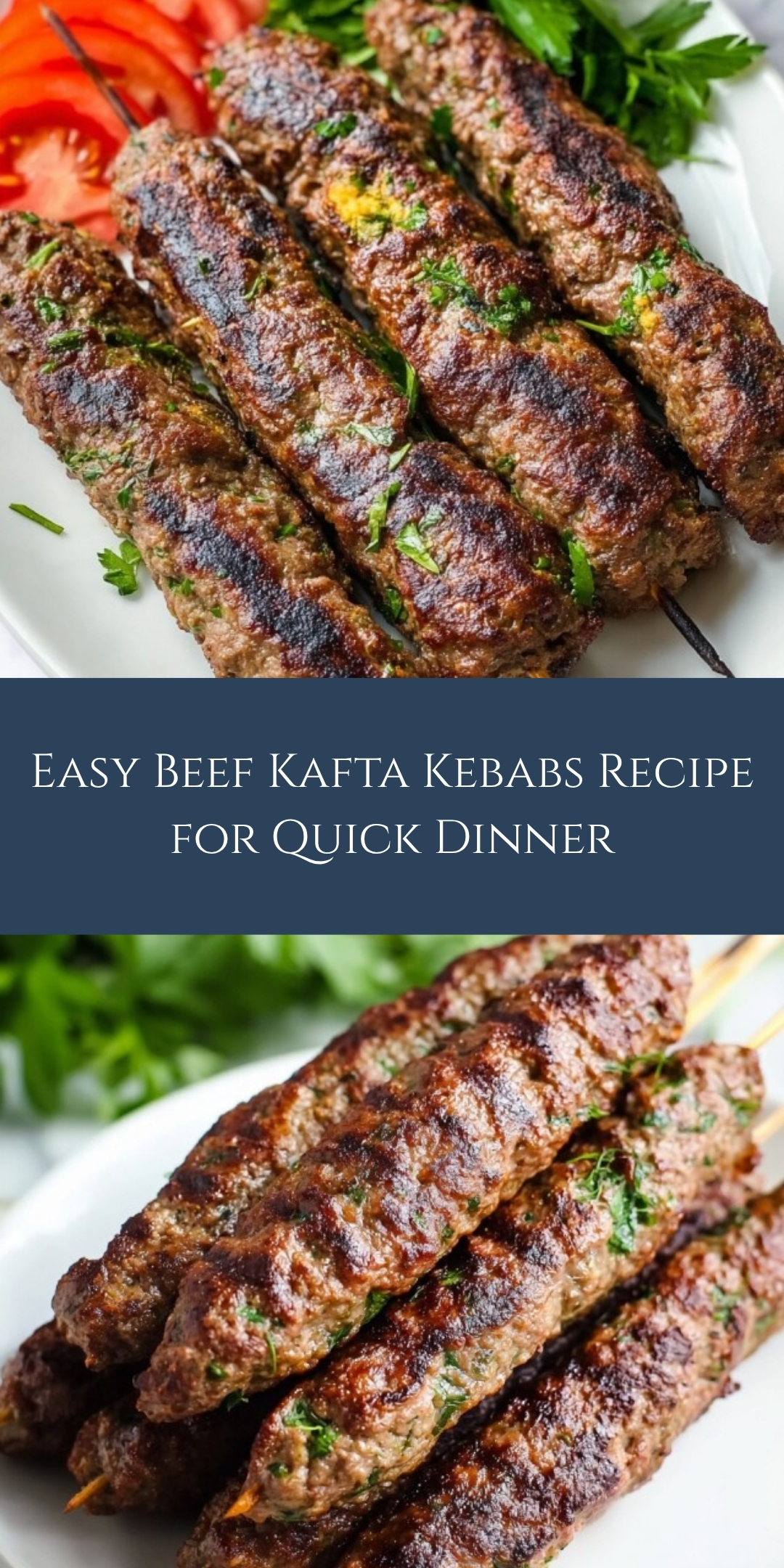 Beef Kafta Kebabs Recipe | Juicy, Aromatic Middle Eastern Kebabs