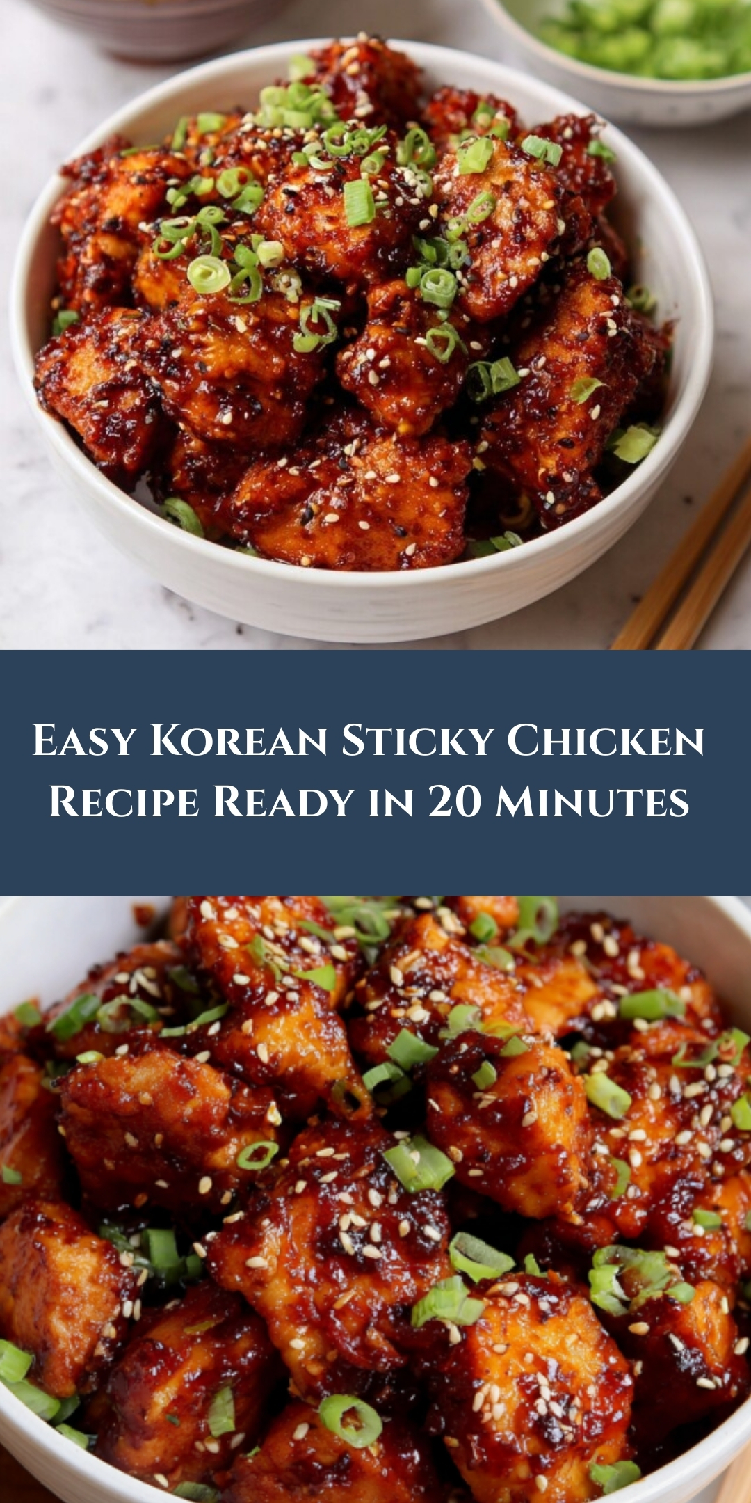 Korean Sticky Chicken: Irresistibly Spicy & Sticky in 20 Minutes