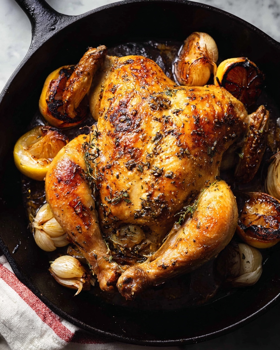 Garlic Herb Roasted Chicken: Juicy, Crispy & Flavorful