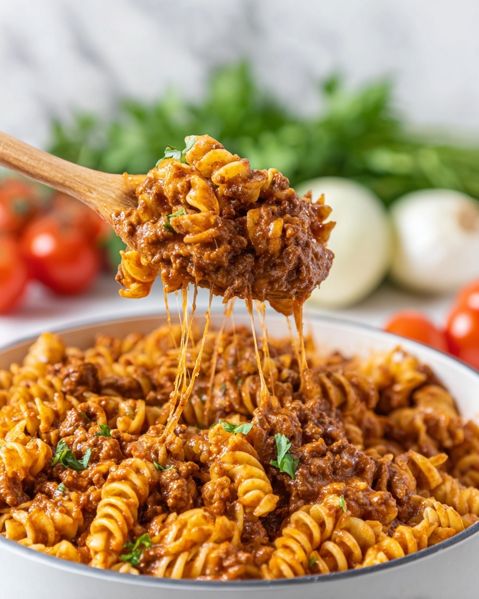 One Pot Beef Enchilada Pasta: Easy & Hearty Mexican Dinner