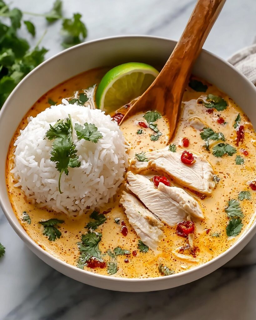 Coconut Chicken Brothy Rice: Cozy One-Pot Dinner Delight